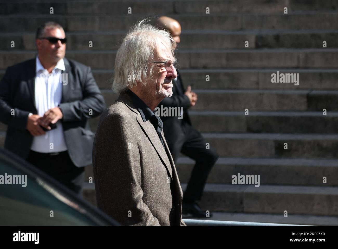 Paris, France. 24 juillet 2023. Andrew Birkin, Jane Birkin frère lors ...