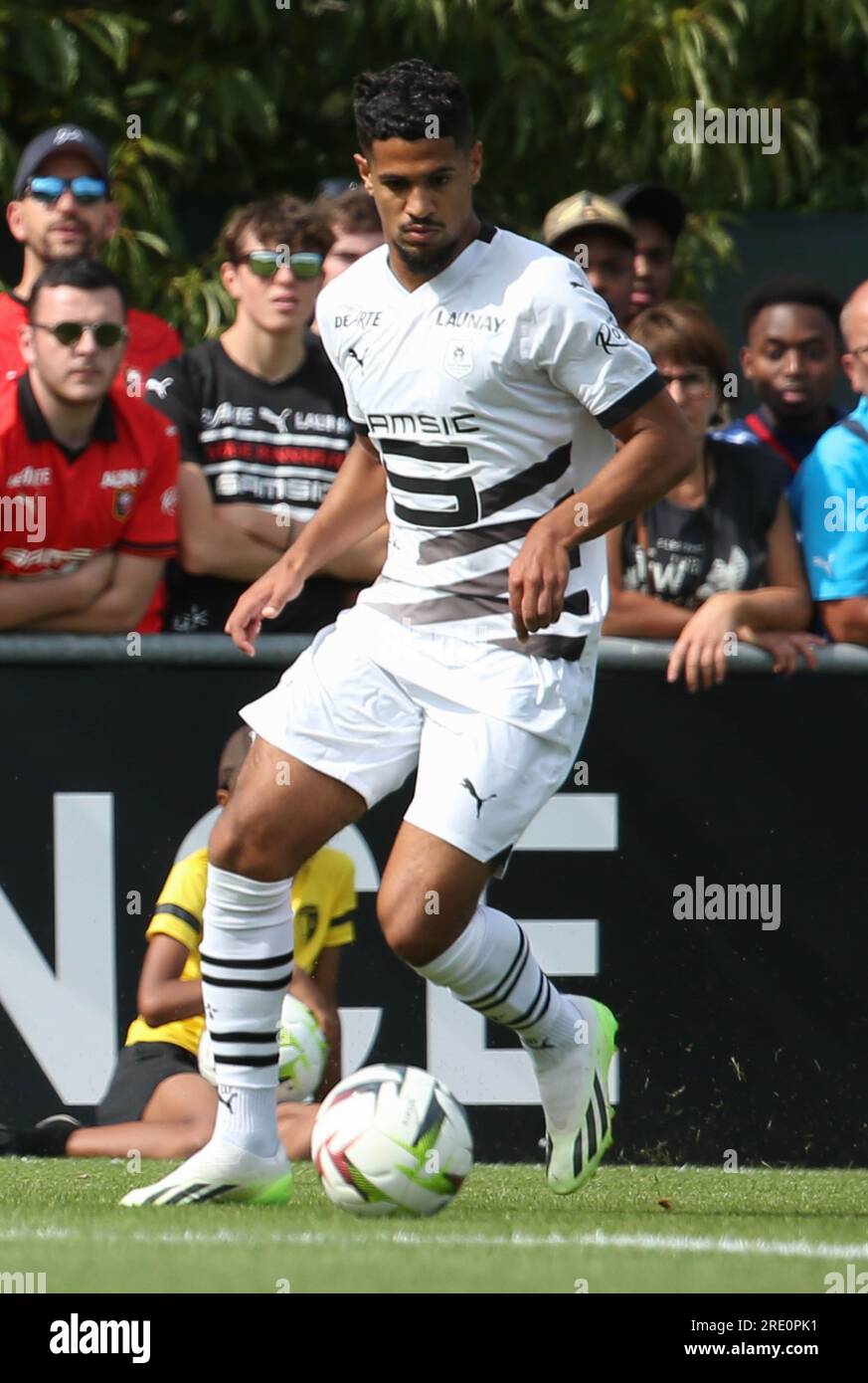 Ludovic Blas du Stade Rennais lors de l'ami 2023 entre le Stade Rennais ...