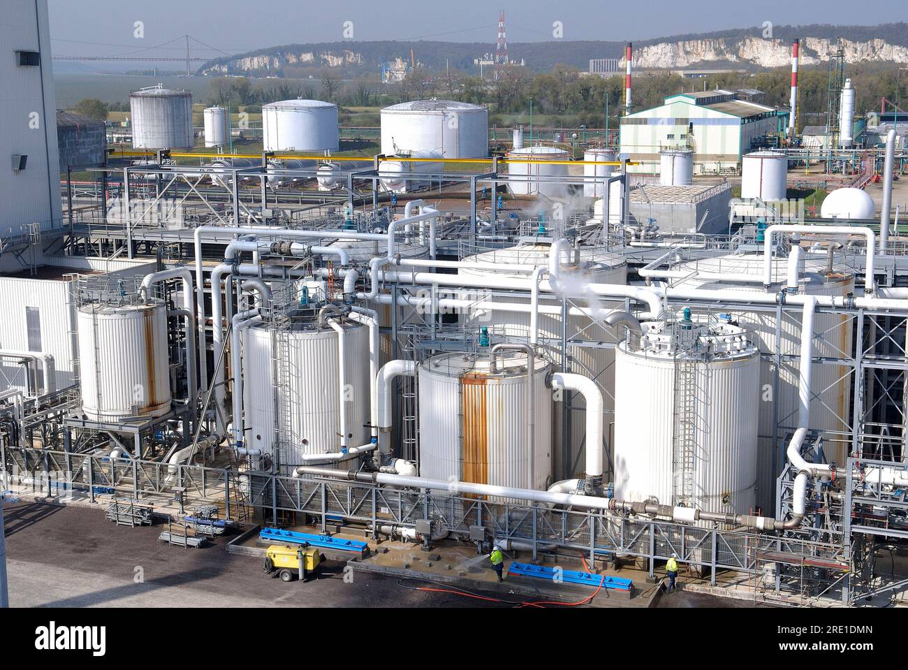 L’usine Tereos, principalement dédiée à la production de bioéthanol, à ...