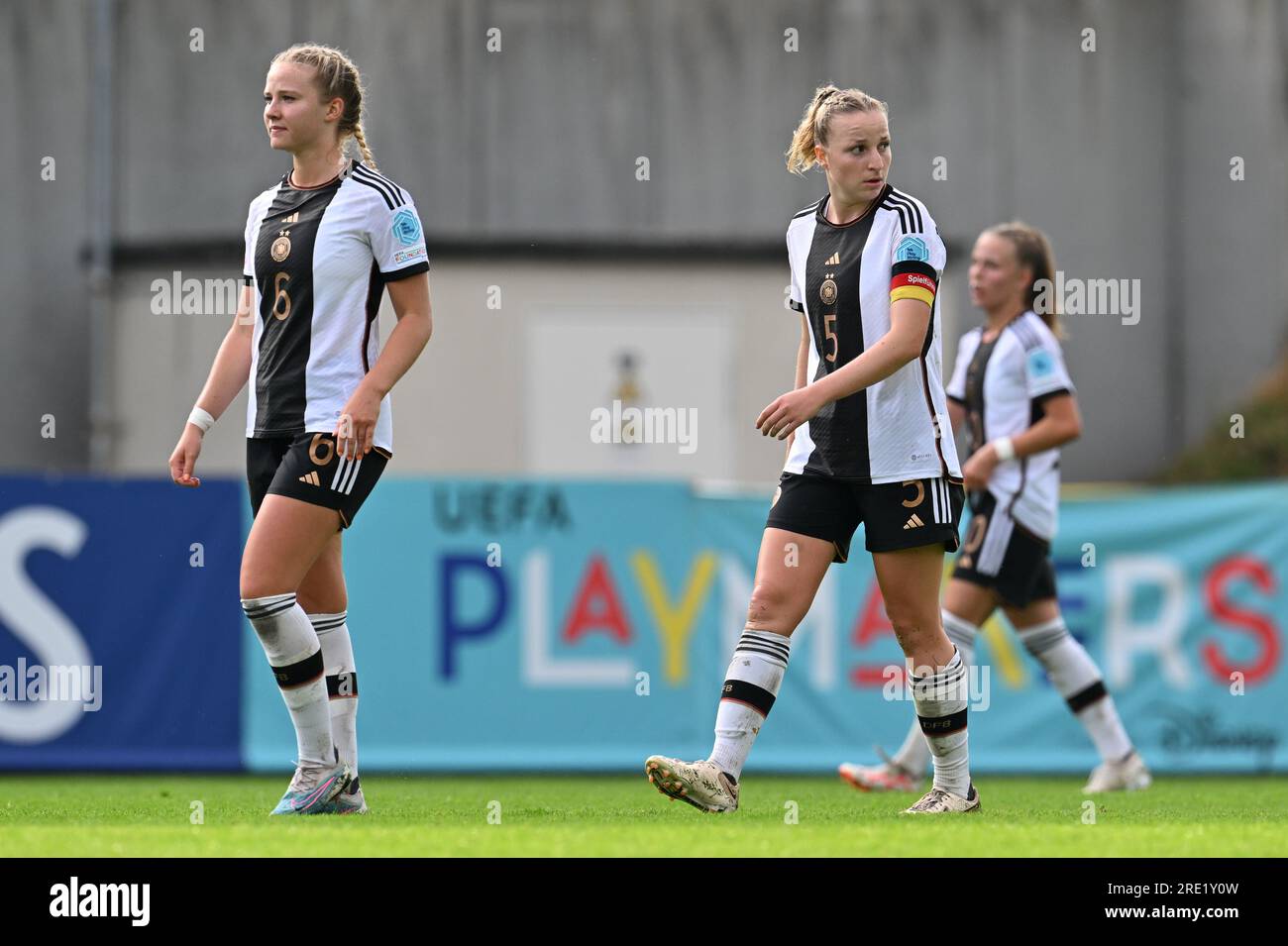 Tubize, Belgique. 24 juillet 2023. Mathilde Janzen (6 ans) d'Allemagne ...