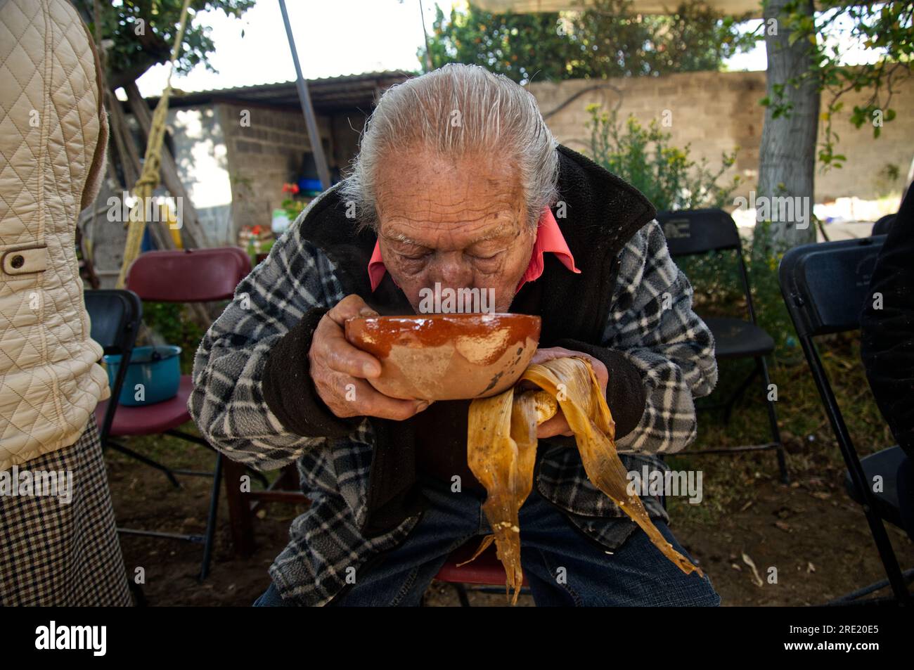 México - Tlaxcala. Le Mole prieto est un plat typique de la région de ...