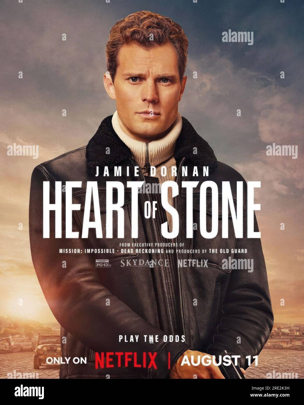 CŒUR DE PIERRE, affiche de personnage américain, Jamie Dornan, 2023 ...