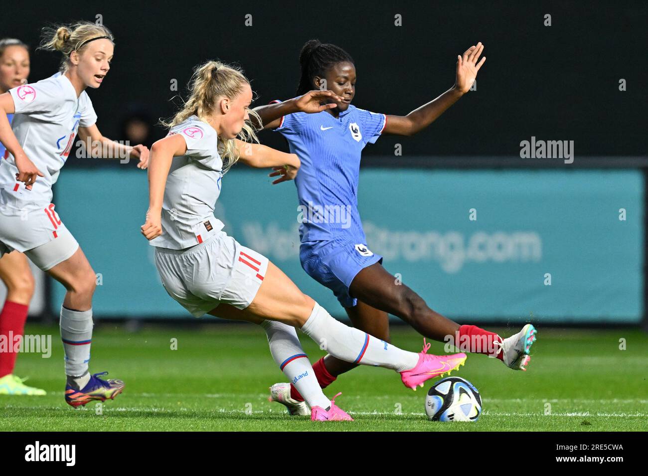 Tubize, Belgique. 24 juillet 2023. Snaedis Maria Jorundsdottir (11) d ...