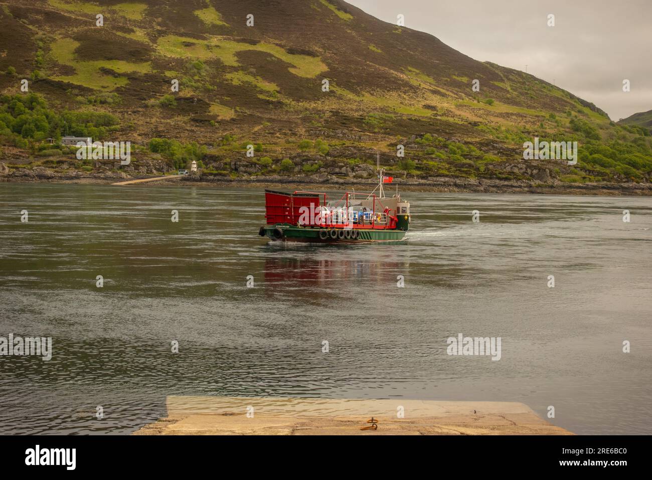 Le MV Glenachulish, est le dernier ferry à plateau tournant actionné ...