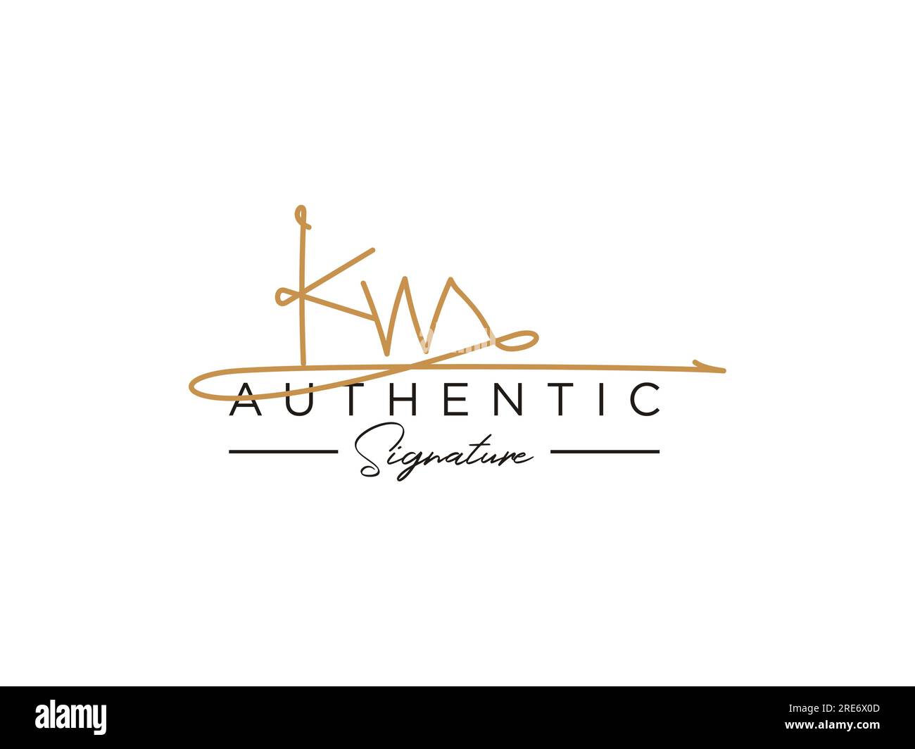 Signature kw Banque de photographies et d’images à haute résolution - Alamy