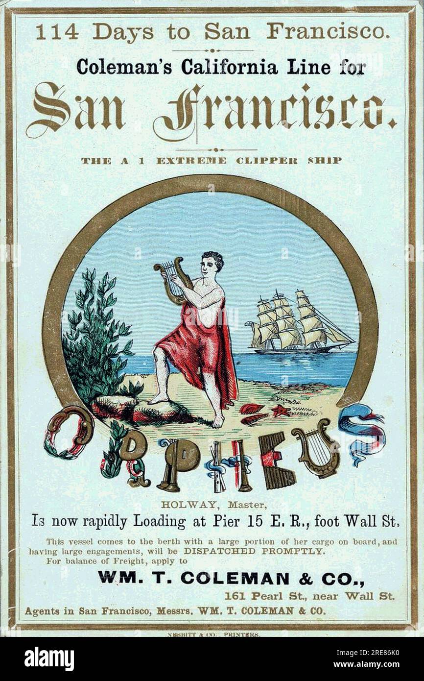 Sailboats clipper ships Banque de photographies et d’images à haute ...