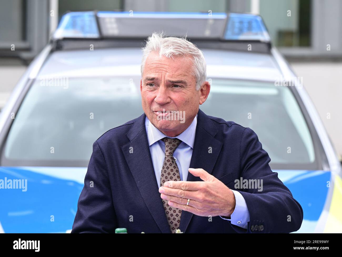 Pforzheim, Allemagne. 26 juillet 2023. Thomas Strobl (CDU), ministre de ...