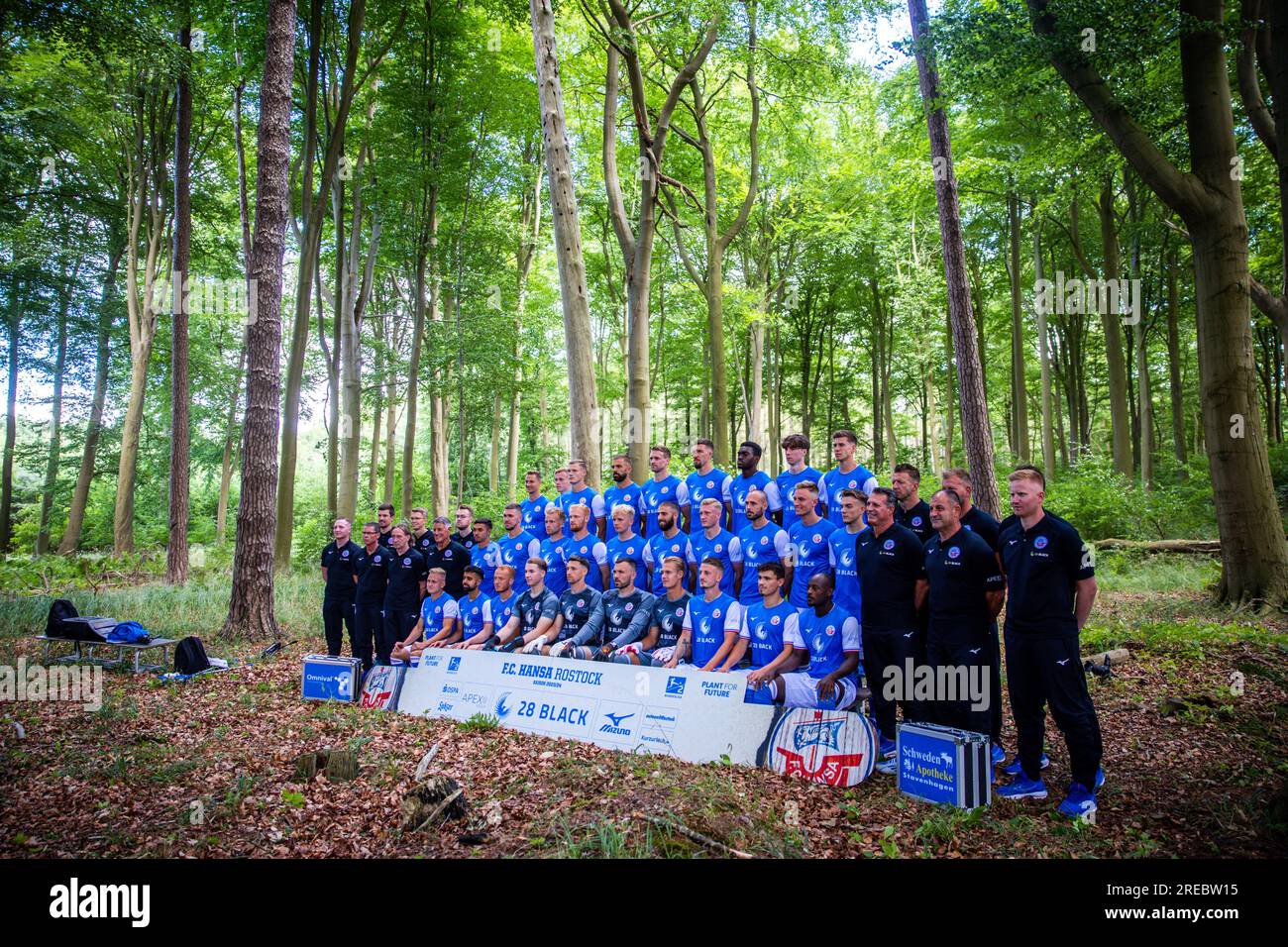 Bad Doberan, Allemagne. 20 juillet 2023. Photo de l'équipe du FC hansa ...