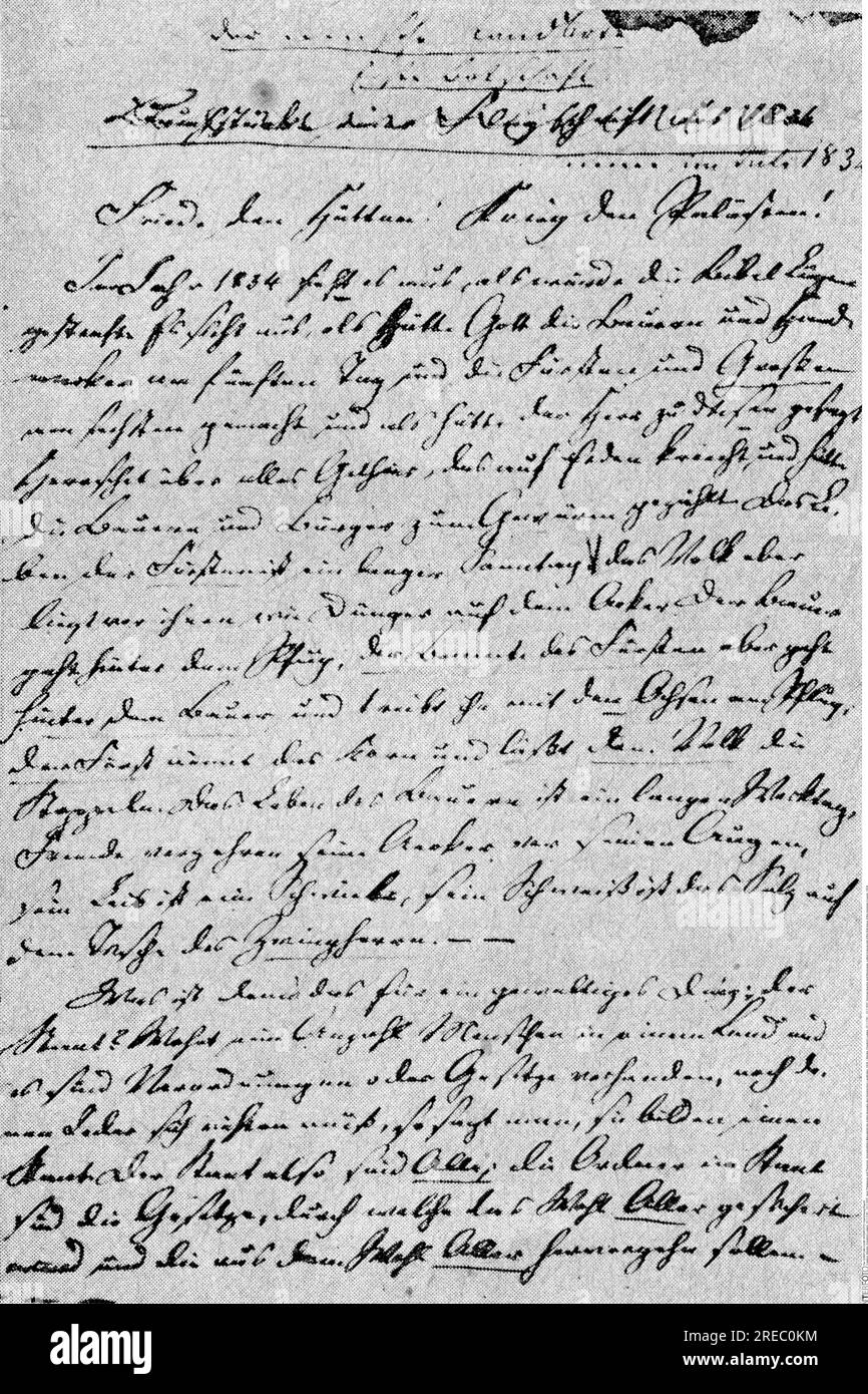 Friedrich ludwig weidig Banque d'images noir et blanc - Alamy