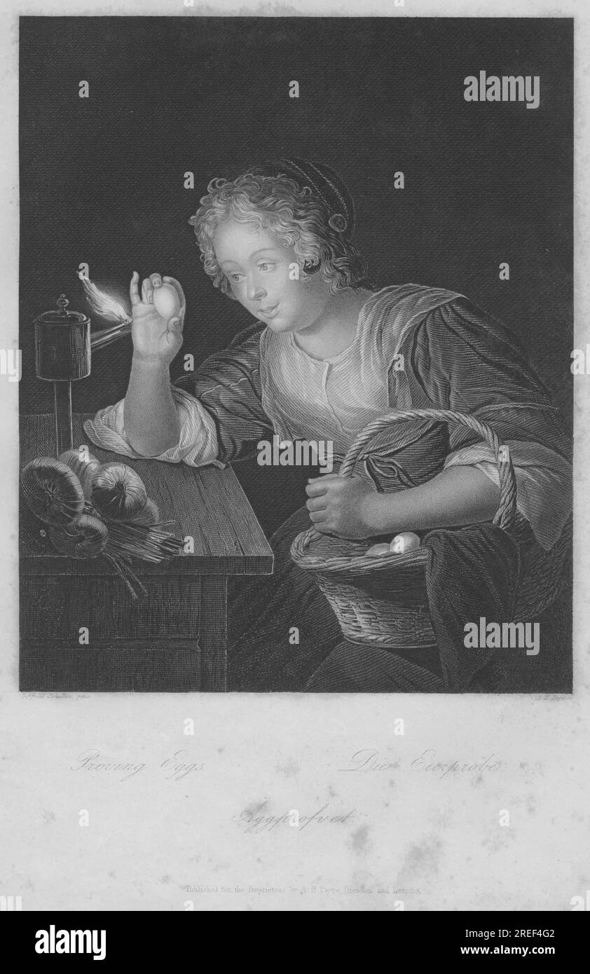 Steel engraving by albert henry payne Banque de photographies et d ...