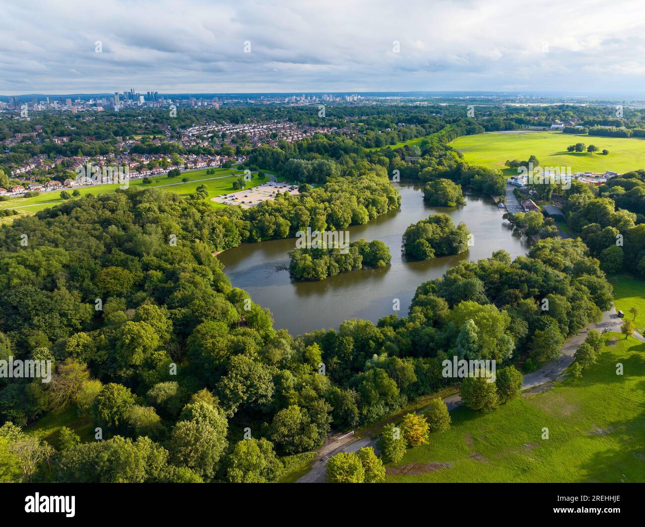 Photos aériennes de Heaton Park, Manchester UK Photo Stock - Alamy