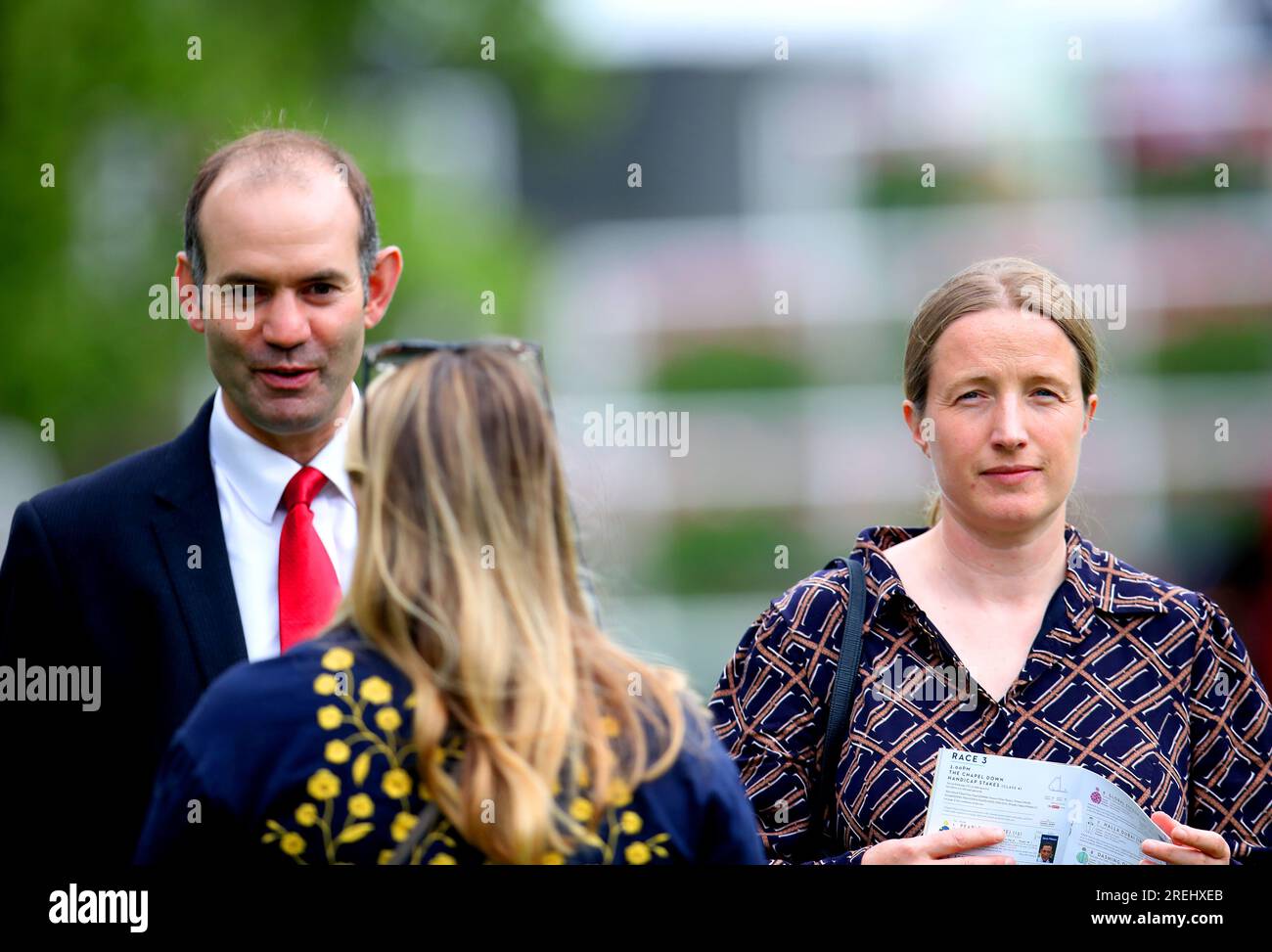 Les entraîneurs Daniel Kubler et Claire Kubler lors du QIPCO King ...