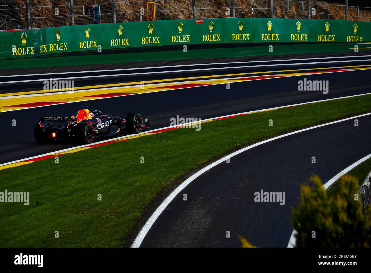 #01 Max Verstappen, (NED) Oracle Red Bull Racing, Honda lors du GP de Belgique, Spa ...