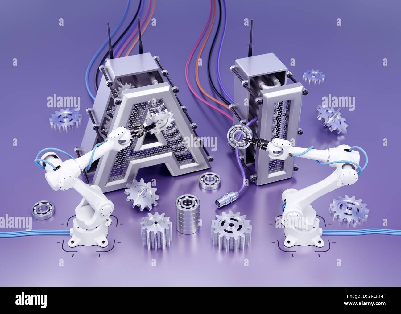 Robotique ia Banque de photographies et d’images à haute résolution - Alamy