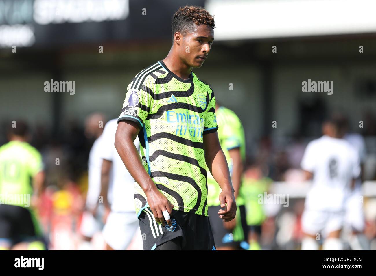 Borehamwood, Royaume-Uni. 29 juillet 2023. Reuell Walters de l'Arsenal ...