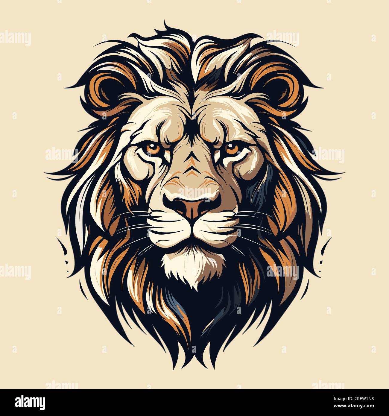 Lion illustration Banque de photographies et d’images à haute ...