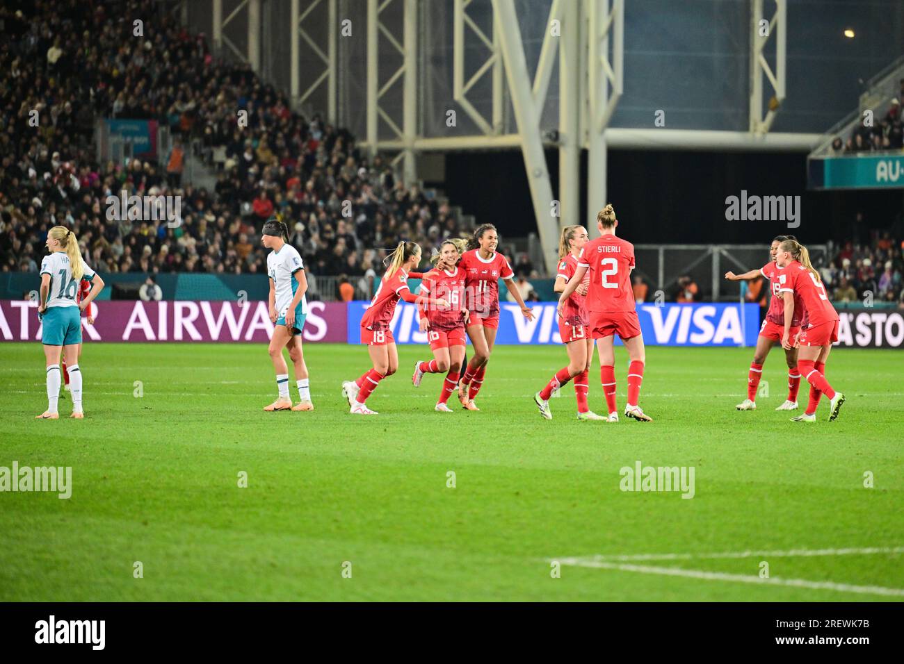 230730 Dunedin 30 Juillet 2023 Xinhua Les Joueuses Suisses