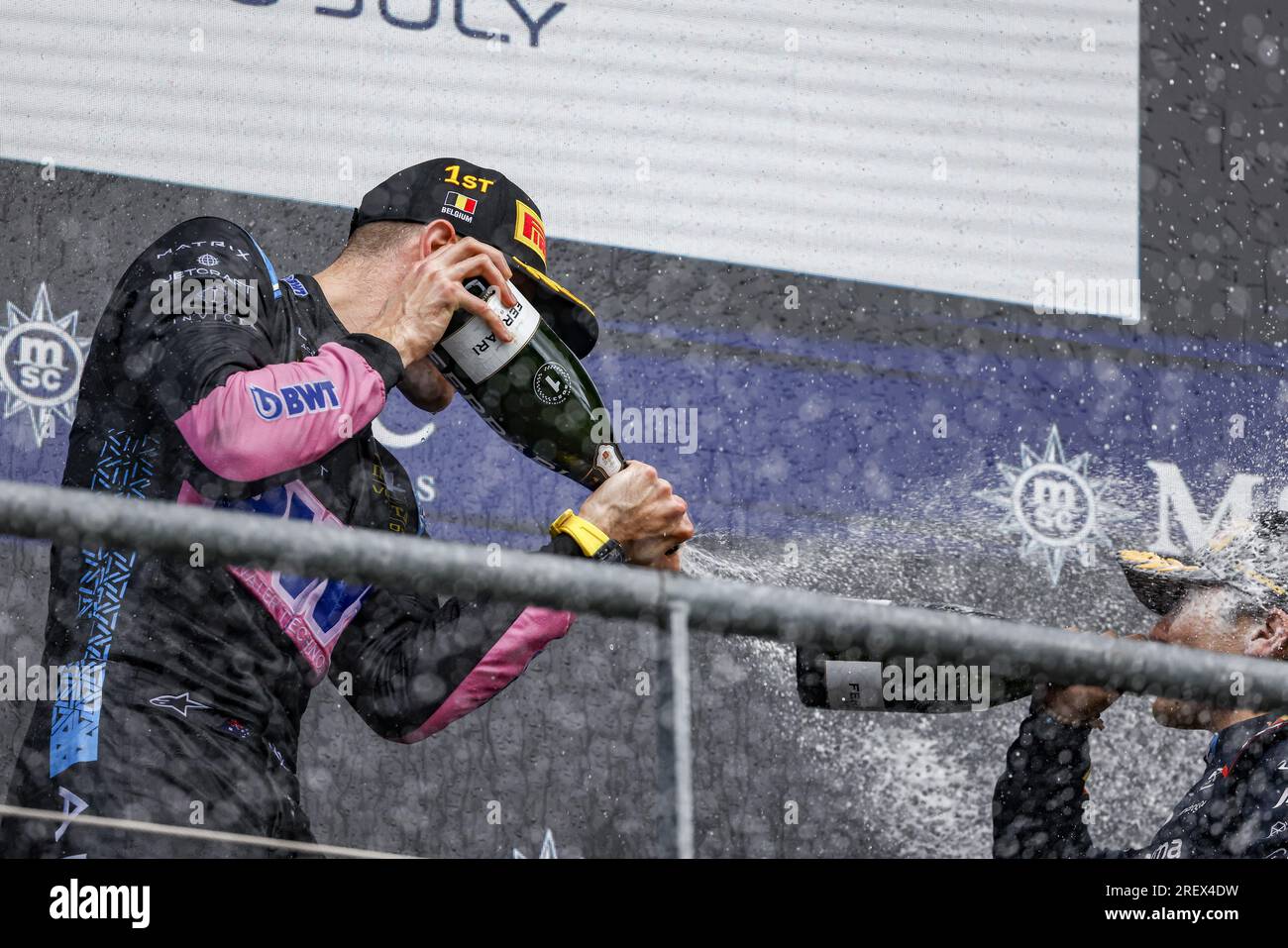 DOOHAN Jack (aus), Uni-Virtuosi Racing, Dallara F2, portrait, podium ...