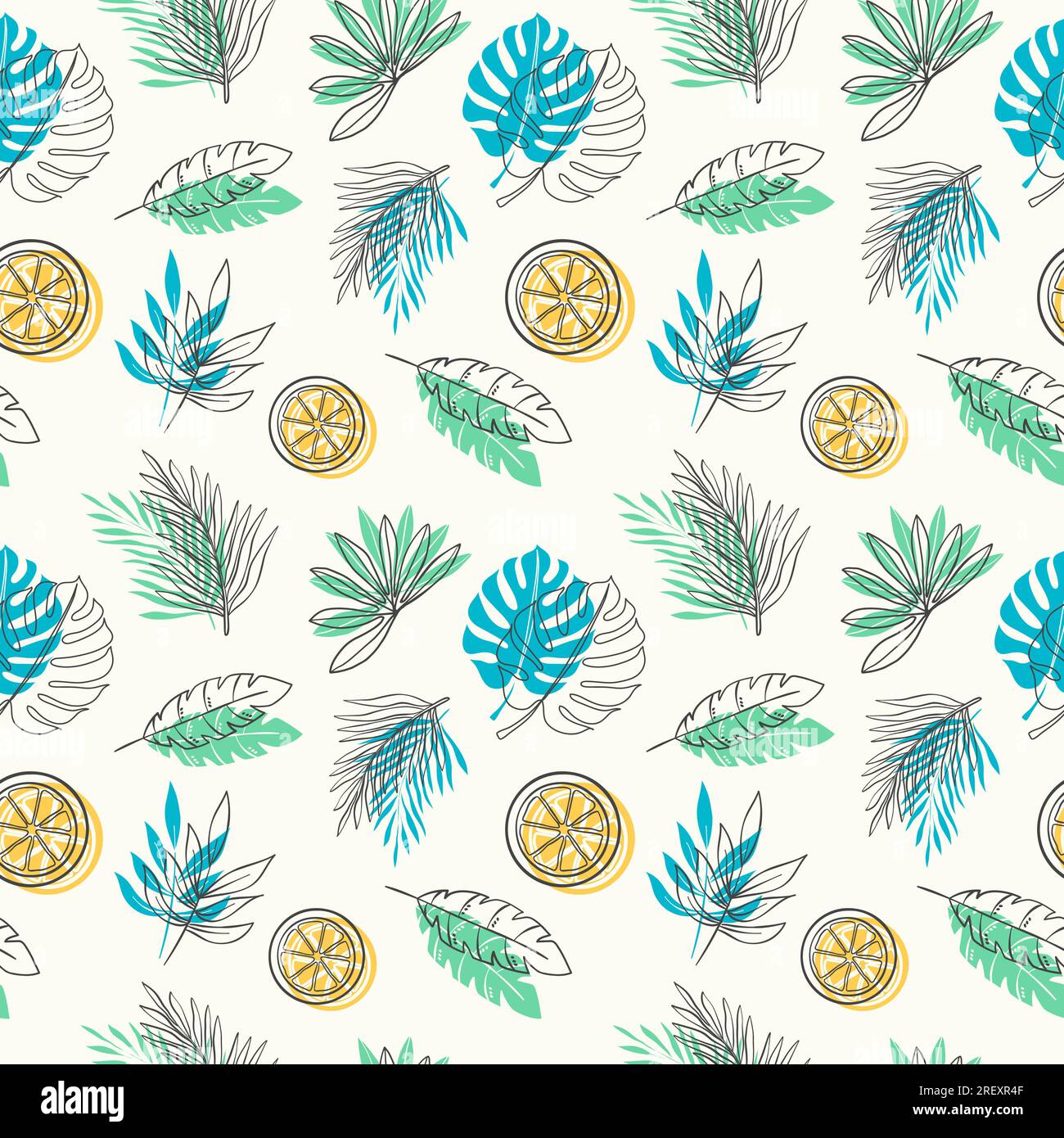 Citrons plage Banque d'images vectorielles - Alamy