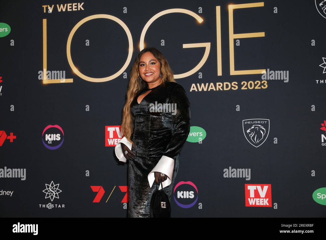 30 juillet 2023 : JESSICA MAUBOY assiste à la 63e SEMAINE TV Logie ...