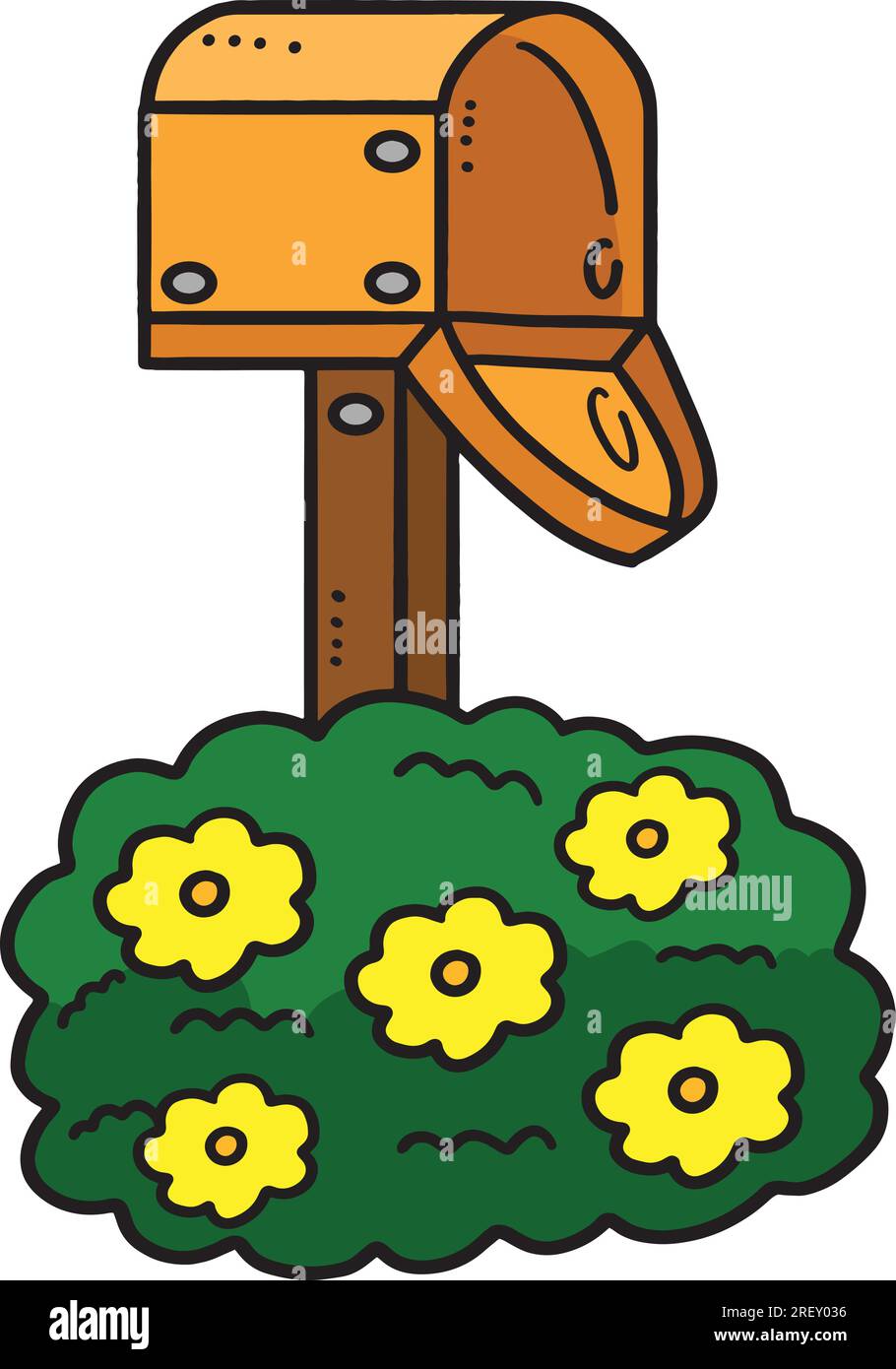 Illustration de clipart en couleur du dessin animé de la boîte aux ...