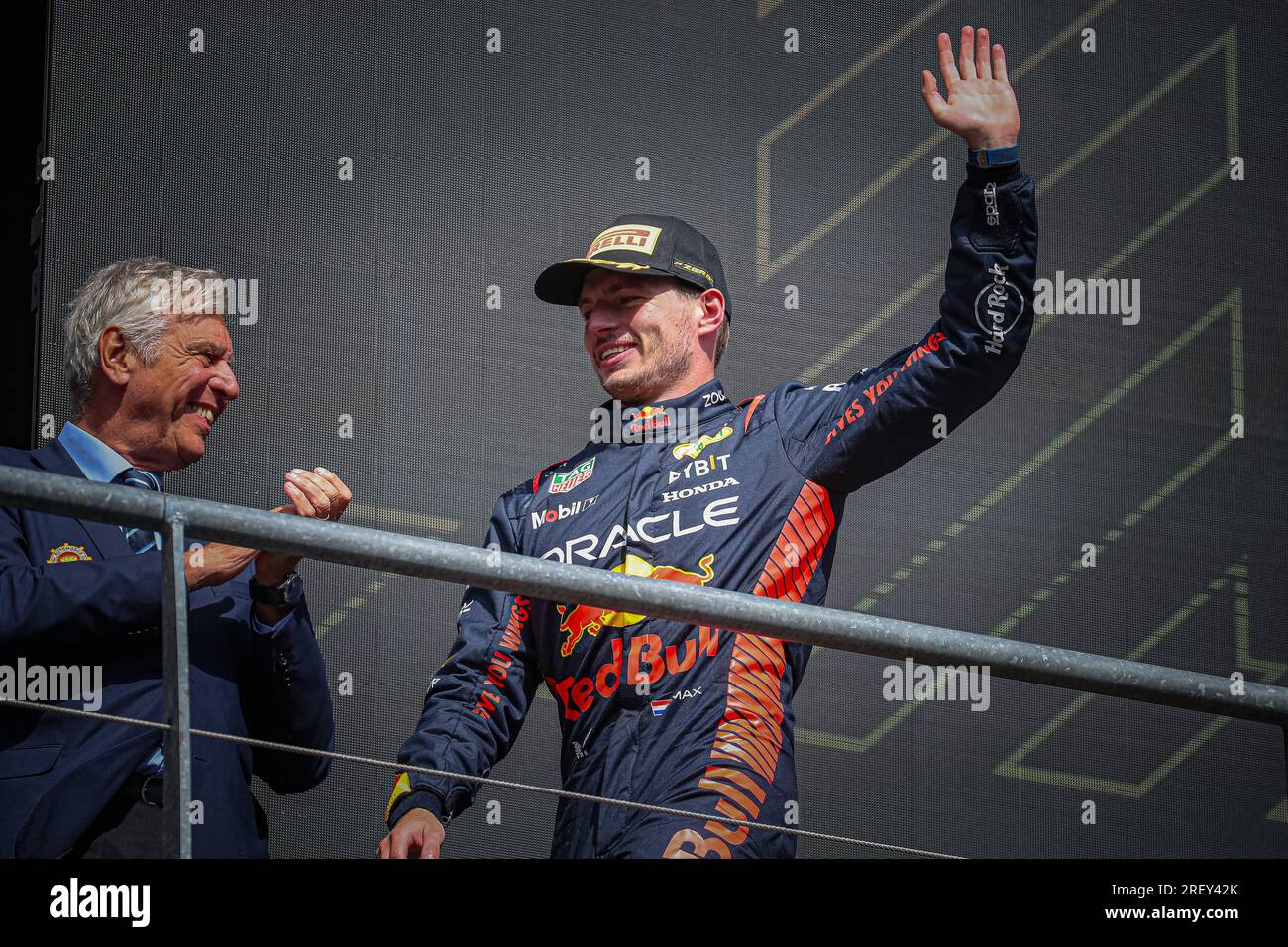 #01 Max Verstappen, (NED) Oracle Red Bull Racing, Honda lors du GP de ...