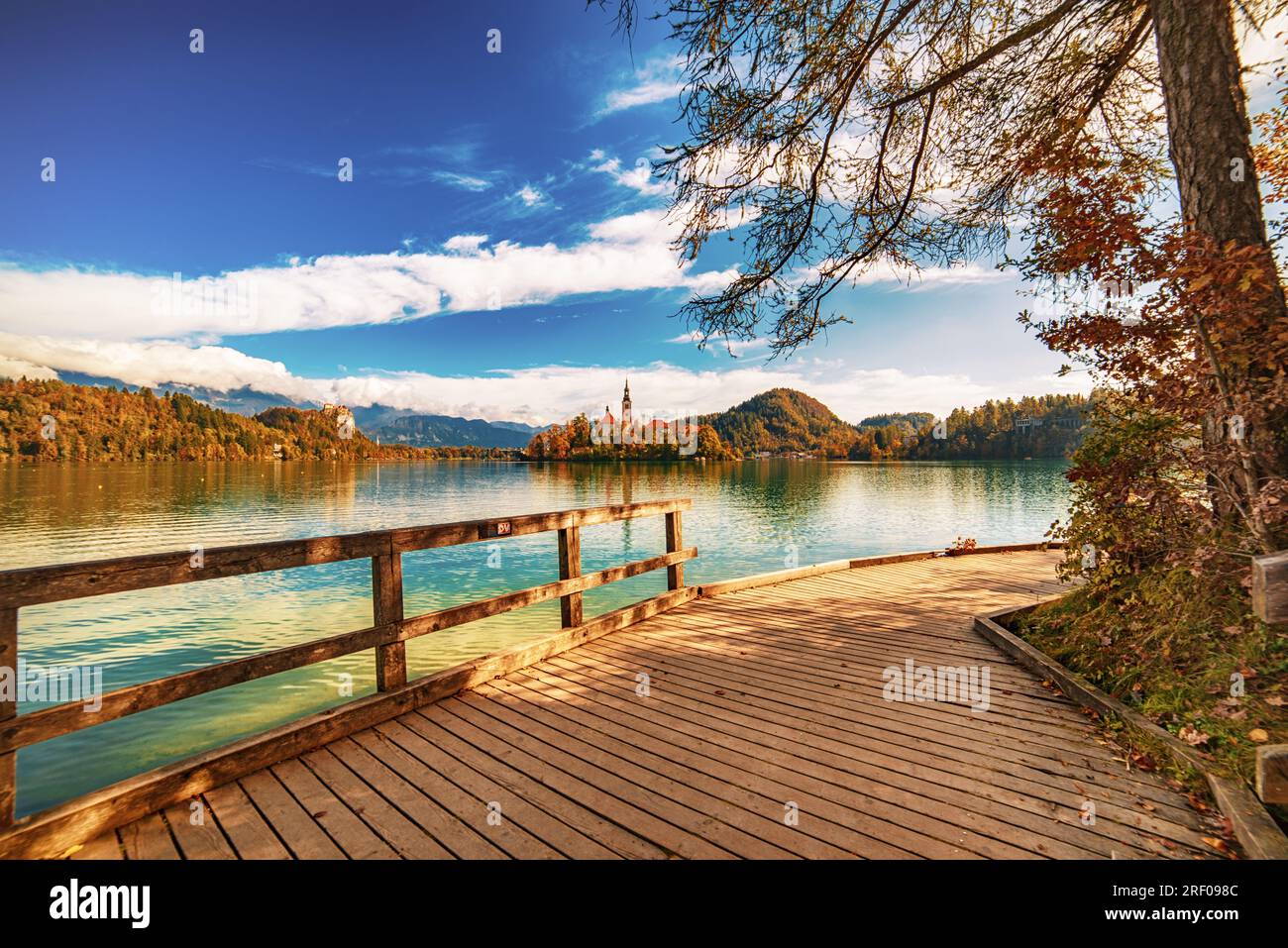 Le lac de Bled, Slovénie Photo Stock - Alamy