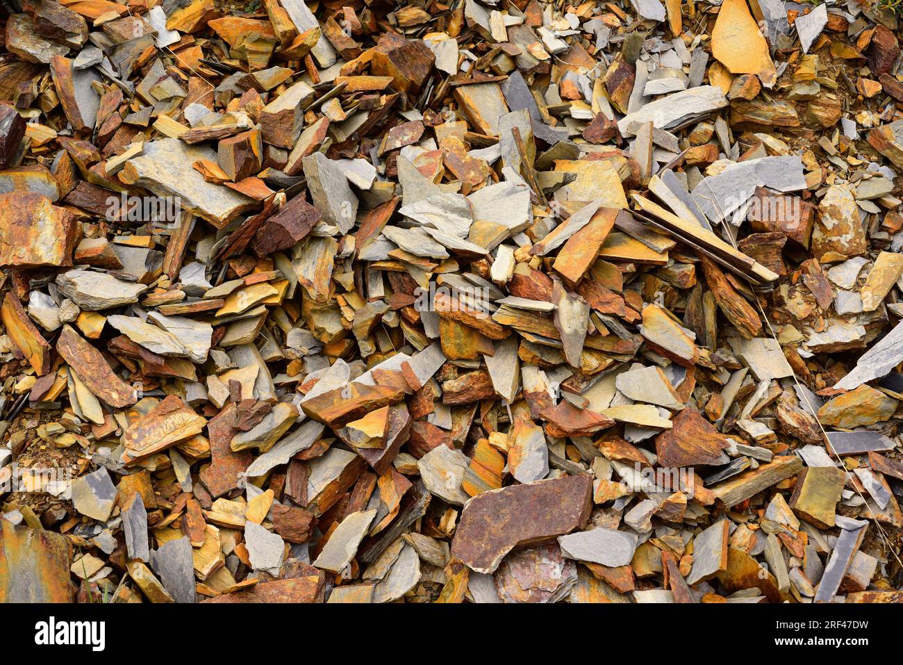 Mica schist metamorphic rock Banque de photographies et d’images à ...