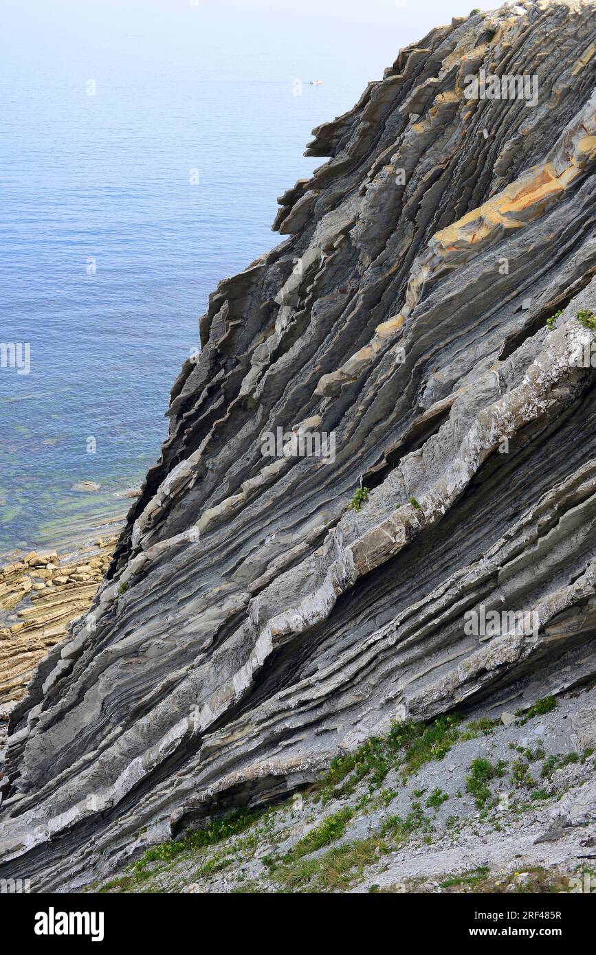 Le flysch est une séquence de roches sédimentaires, de softs et de ...