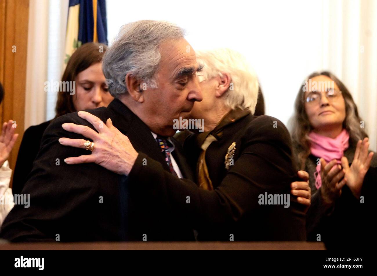 FILE - Connecticut state Sen. Louis DeLuca, R-Woodbury, and his wife ...