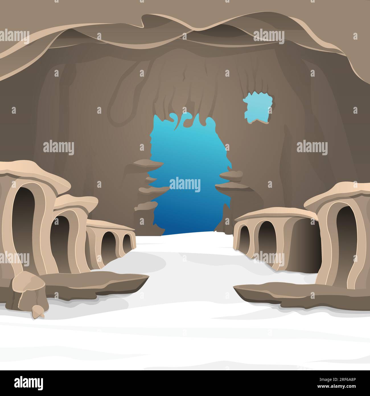 Vis de la grotte bleue Banque d'images vectorielles - Alamy