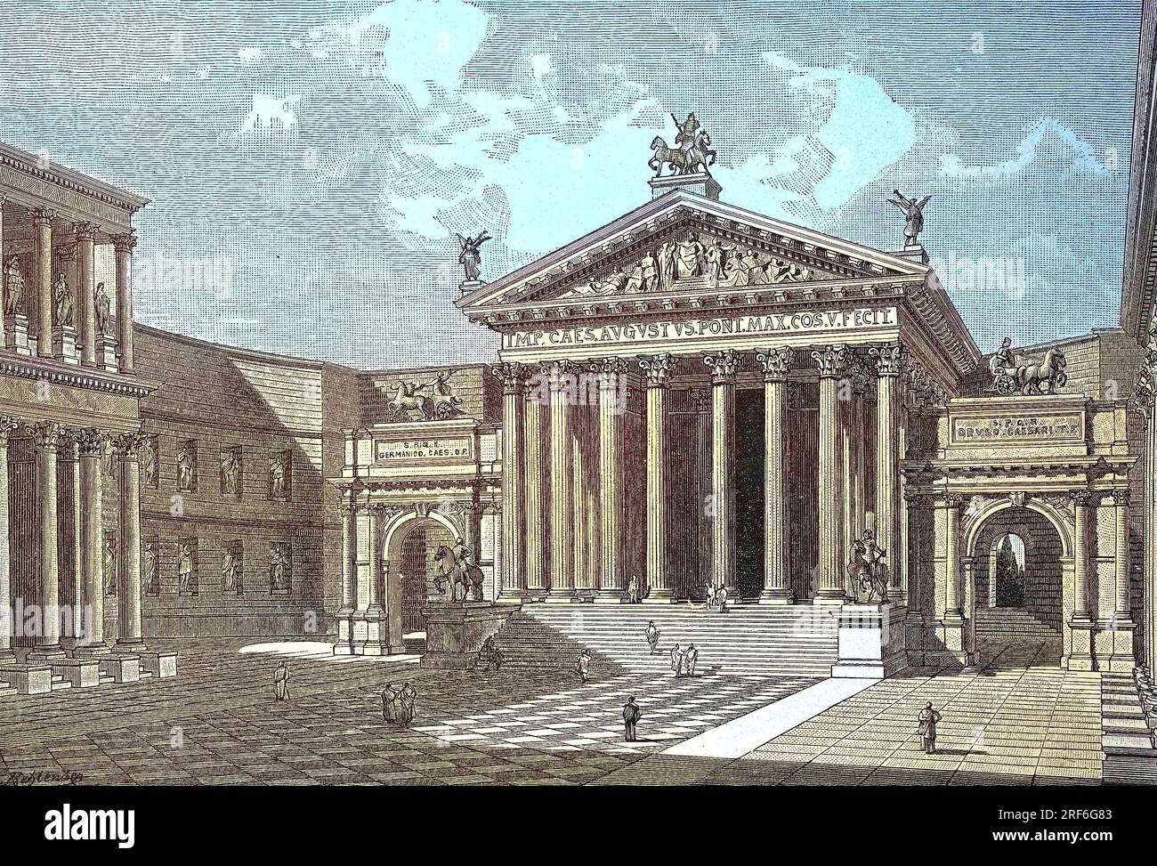 DAS Forum des Augustus, italienisch : Foro di Augusto, ist eines der ...