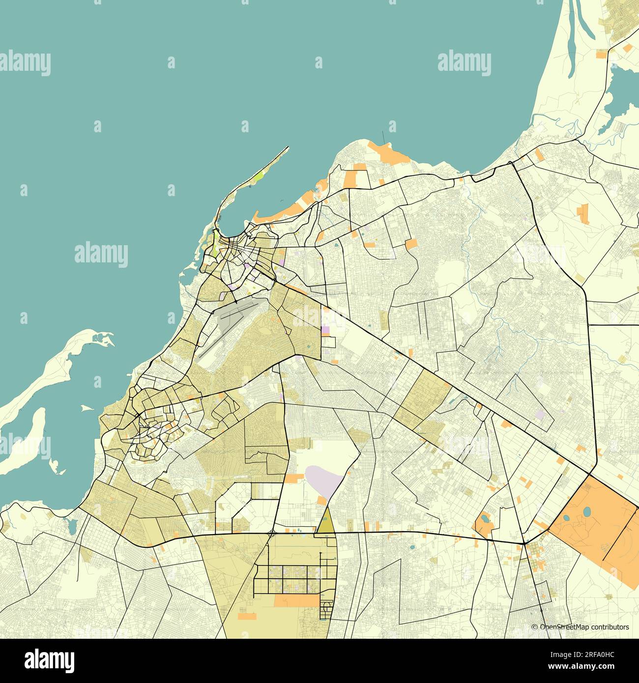 Carte de luanda Banque de photographies et d’images à haute résolution ...