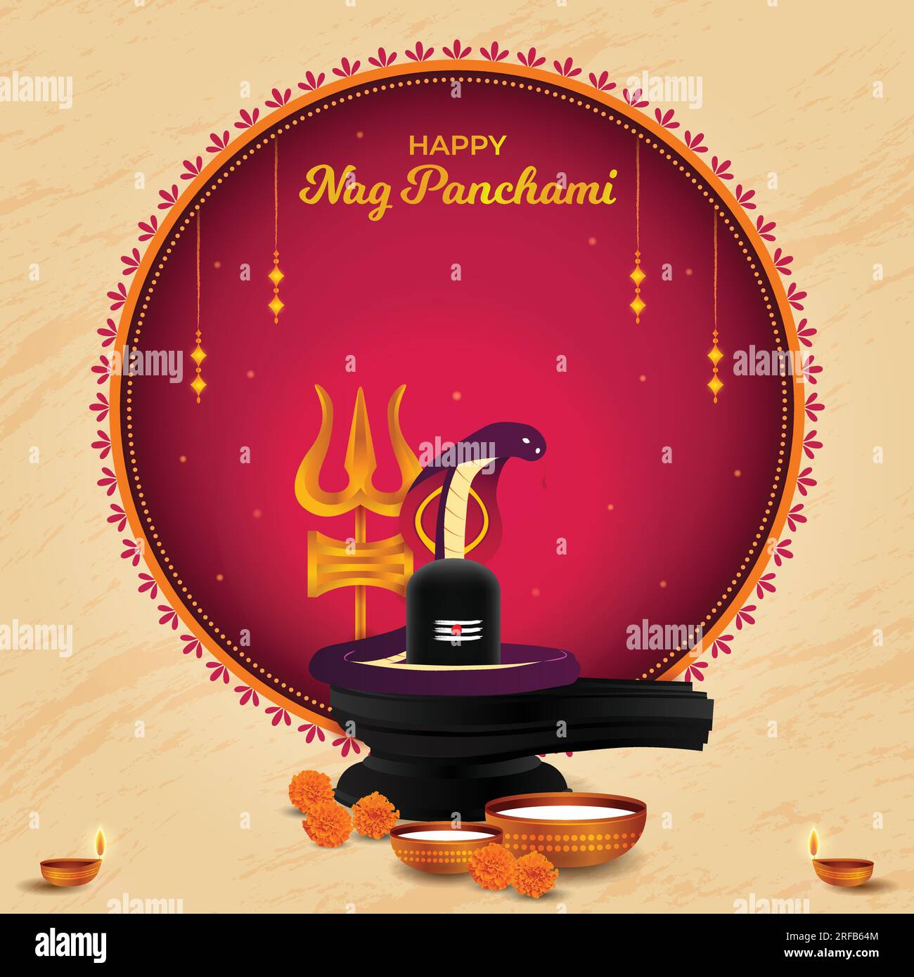 Cobra snake Banque d'images vectorielles - Alamy