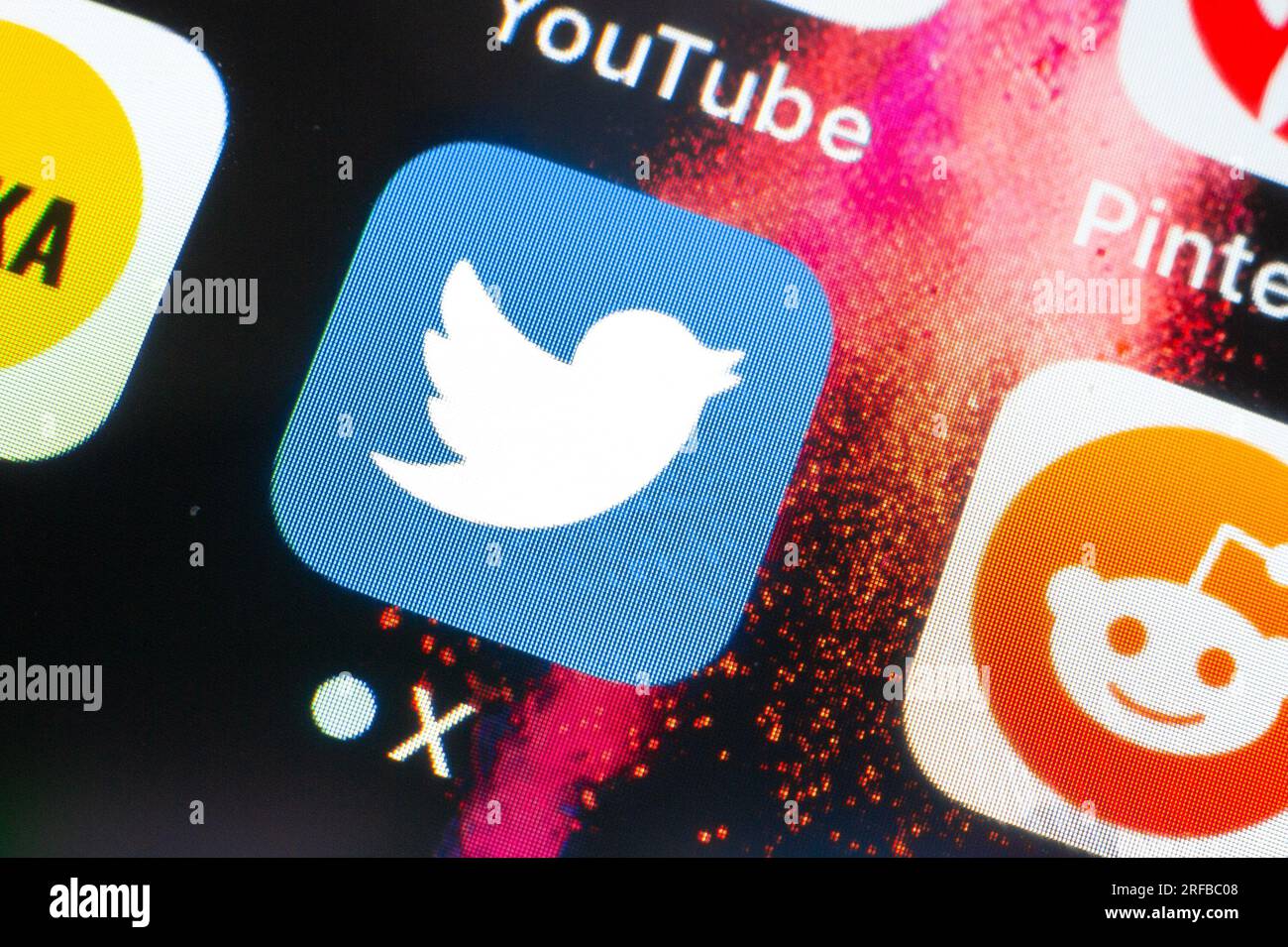 Application twitter x Banque de photographies et d’images à haute ...