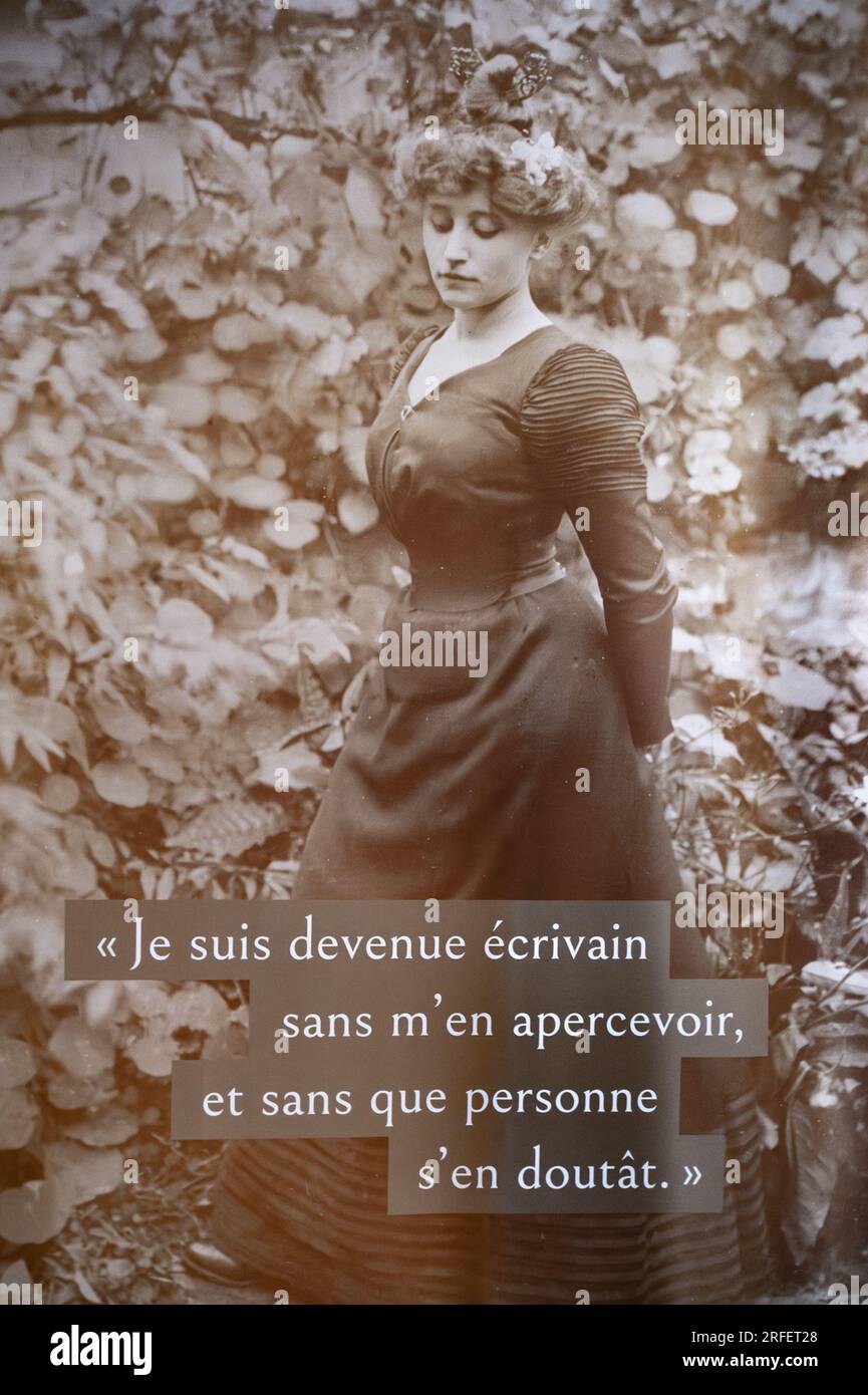 France, Yonne, Saint-Sauveur-en-Puisaye, Musée Collette créé à l ...