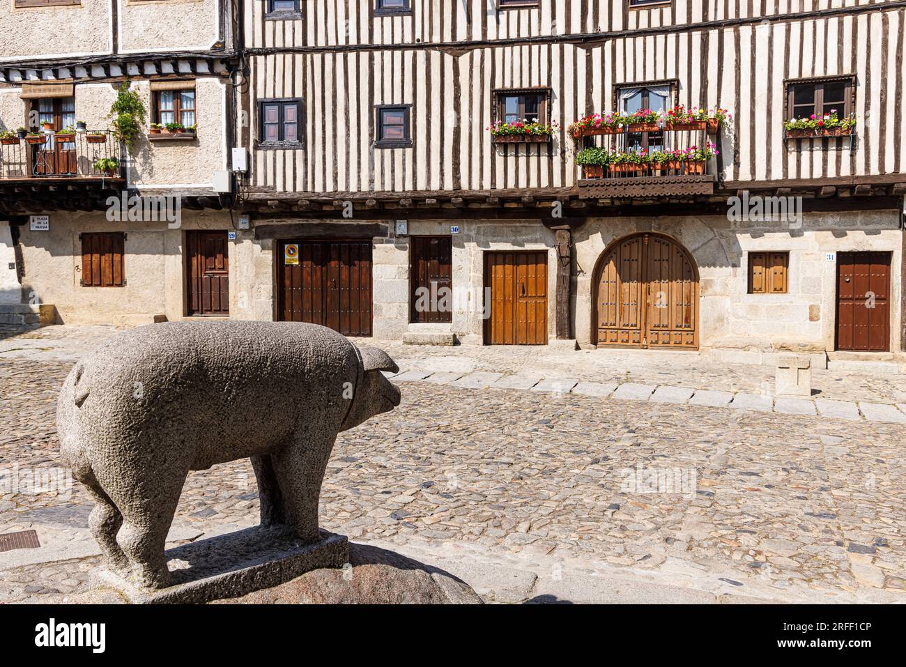 Sculpture de porc statue de sculpture de porc Banque de photographies ...