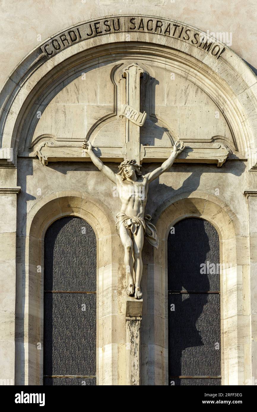 France, Meurthe et Moselle, Jarville la Malgrange, église du Sacré-cœur ...