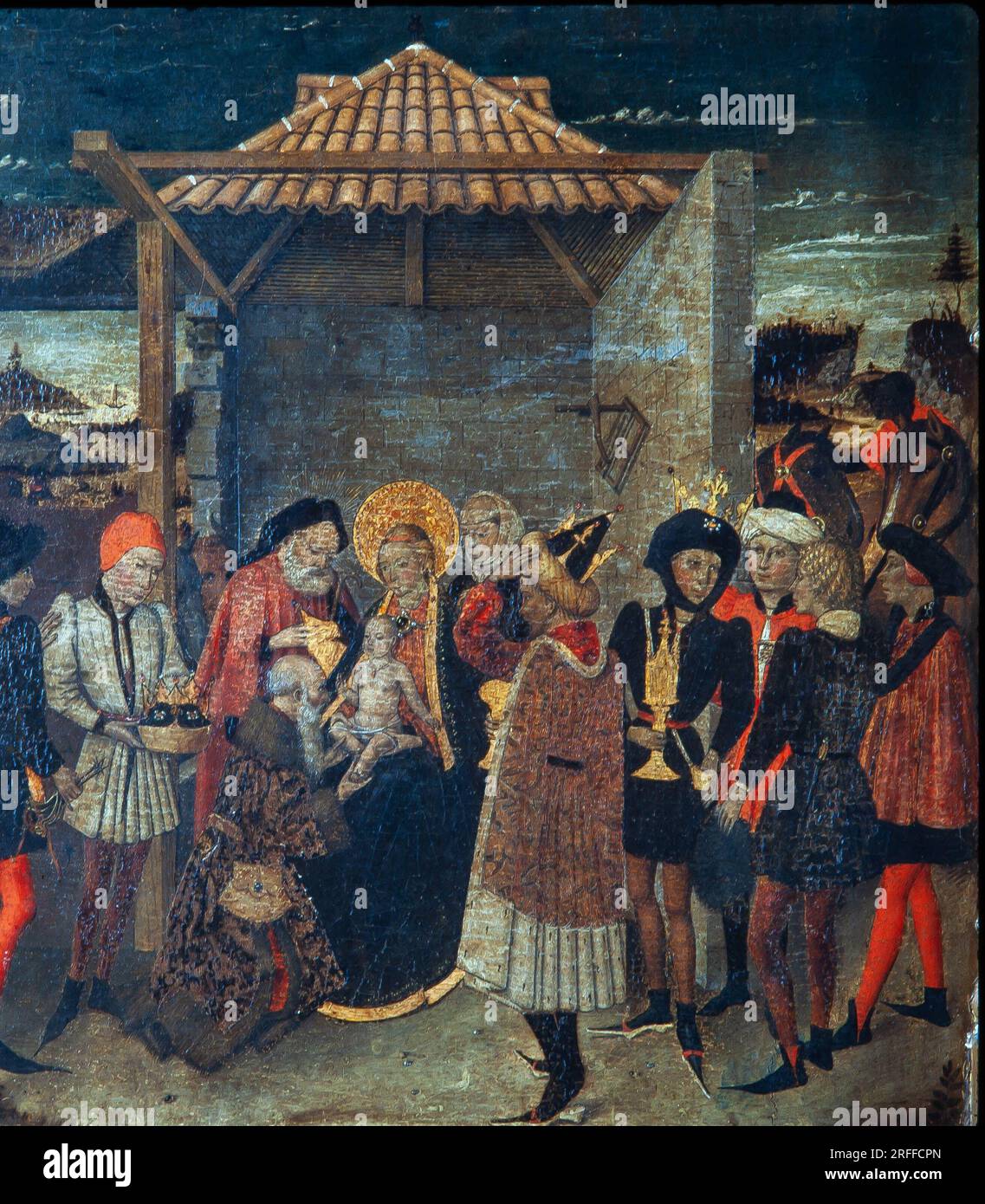 Jaume Huguet. Puerta del Retablo del Condestable, también conocido como ...