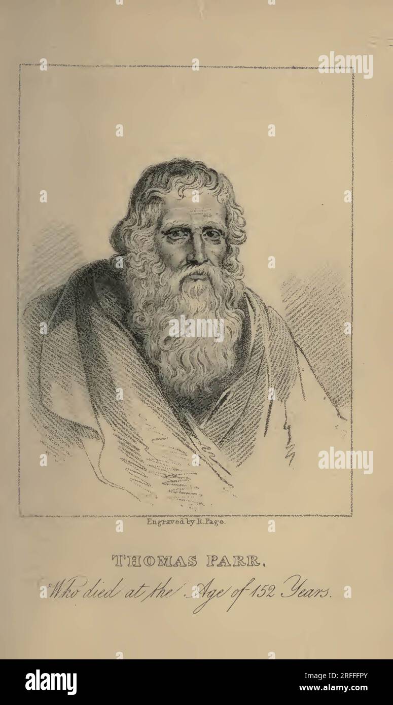 Thomas parr Banque de photographies et d’images à haute résolution - Alamy