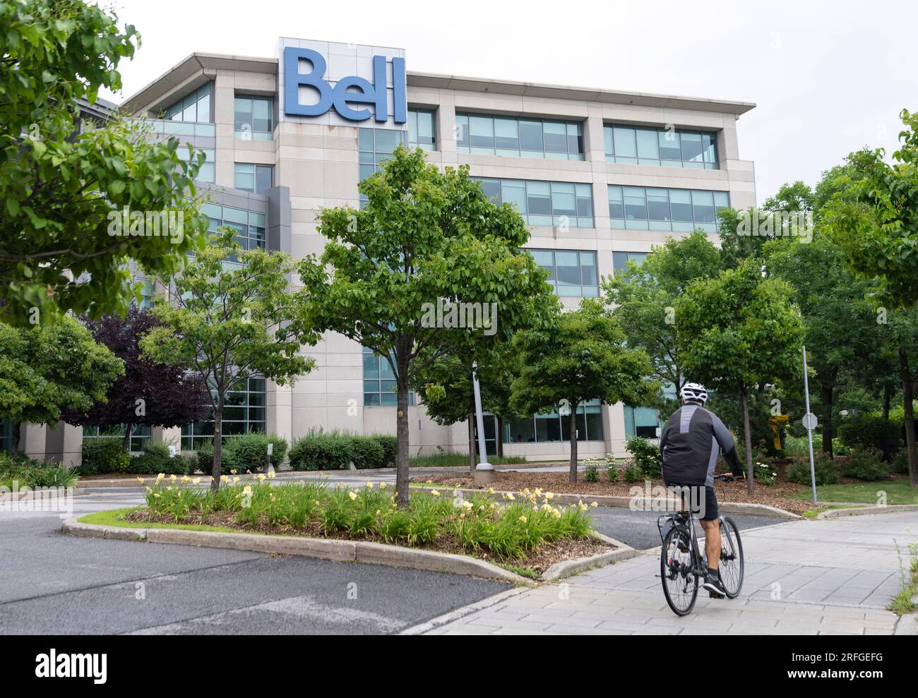 Montréal, Canada. 03 août 2023. Le siège social de BCE Inc. Se trouve à ...