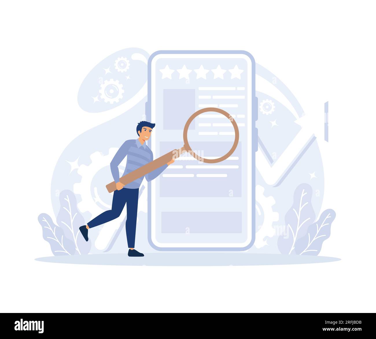 Réputation en ligne Banque d'images vectorielles - Alamy