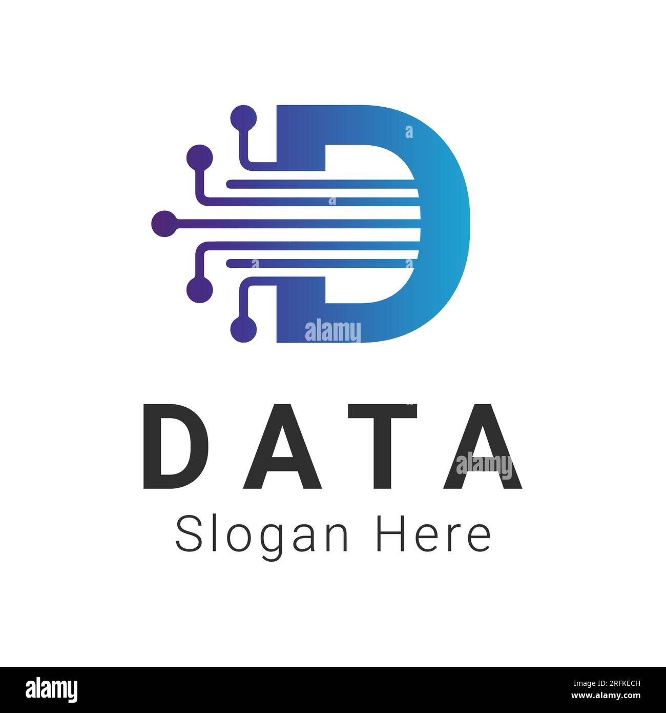 D tech logo Banque d'images vectorielles - Alamy