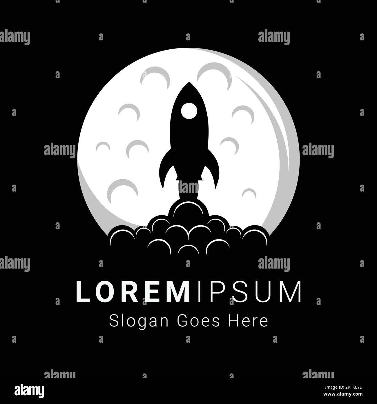 Rocketship Banque d'images noir et blanc - Alamy