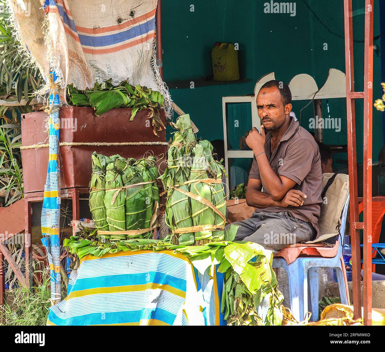 Khat market Banque de photographies et d’images à haute résolution - Alamy