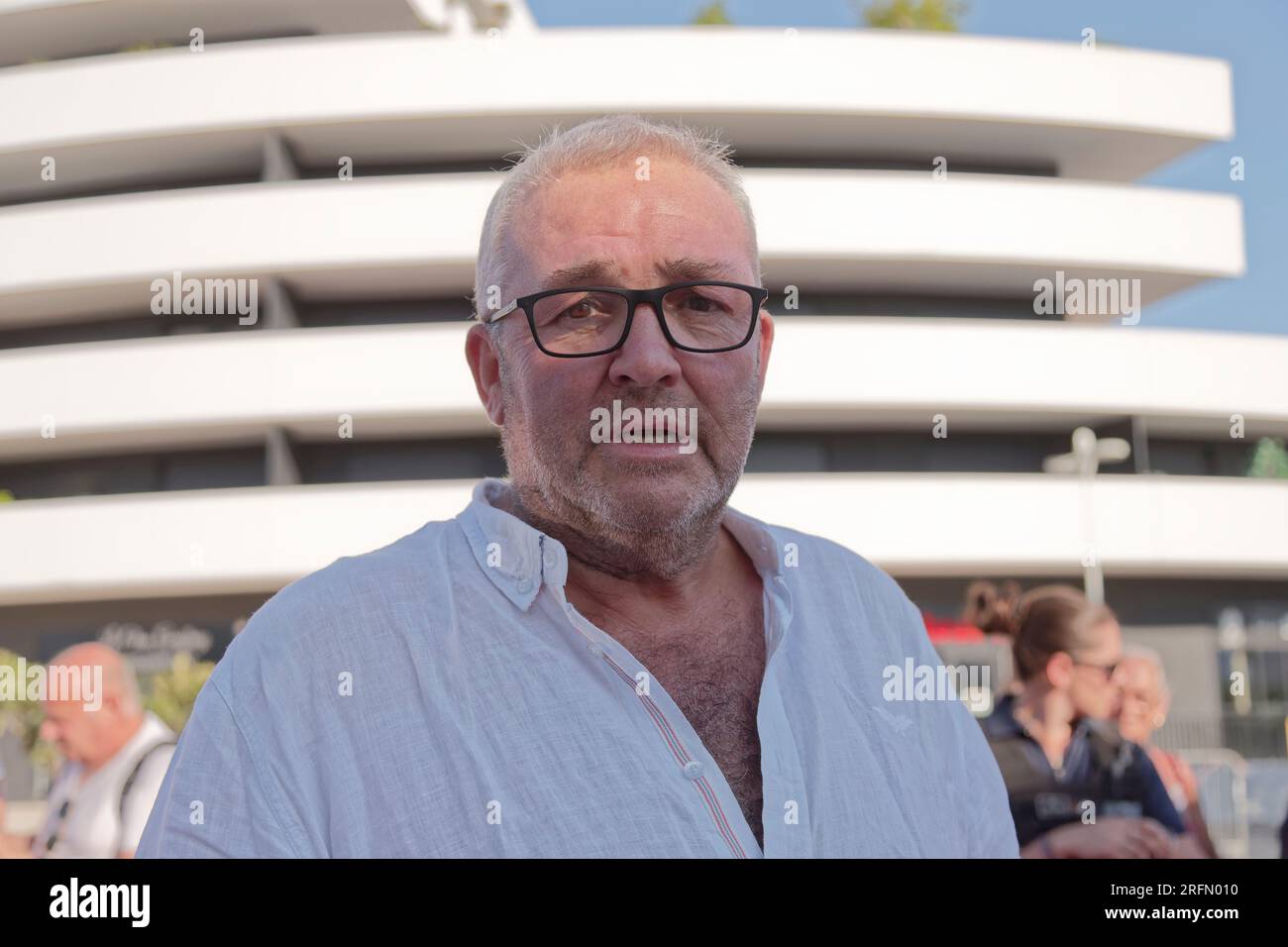 Cap d'Agde, France.24 juin 2023.Laurent Gamelon participe au festival ...
