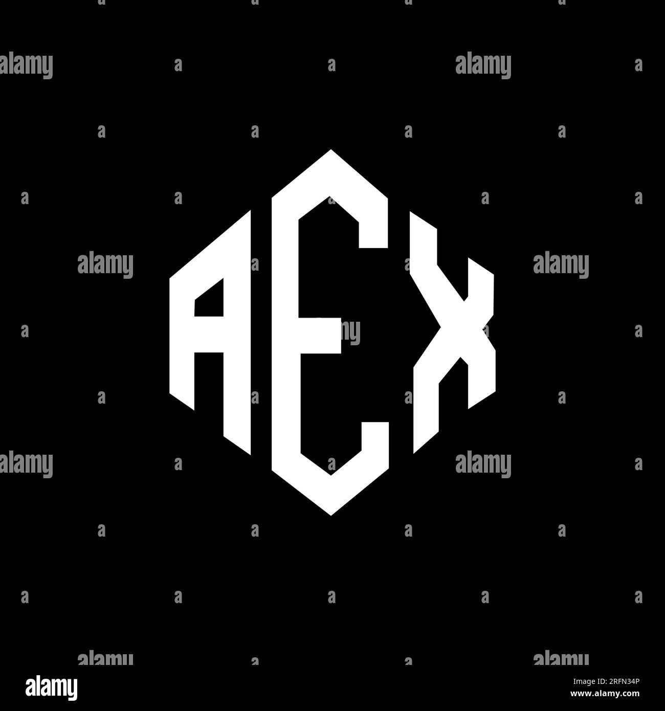 Logo aex Banque d'images noir et blanc - Alamy