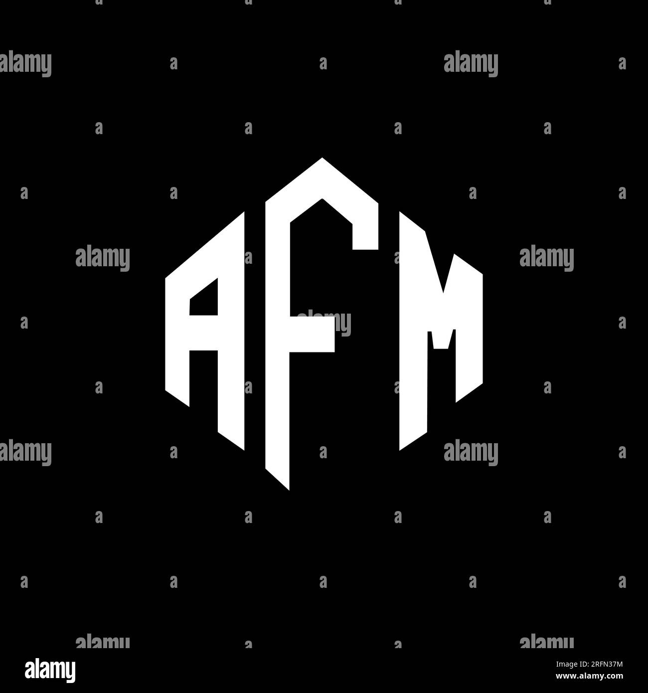 Hexagone de l'afm Banque d'images vectorielles - Alamy