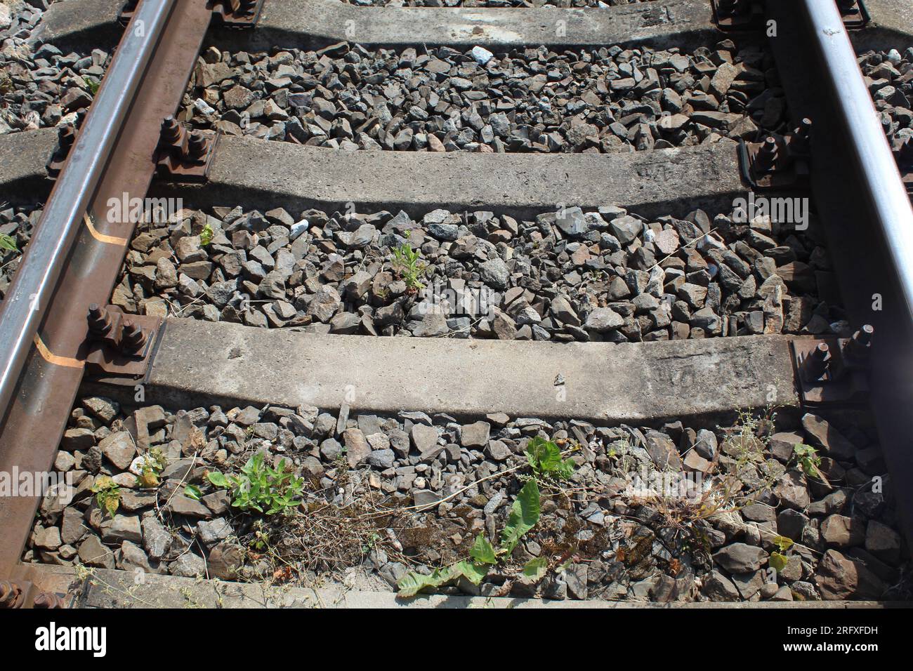 Rail ties Banque de photographies et d’images à haute résolution - Alamy
