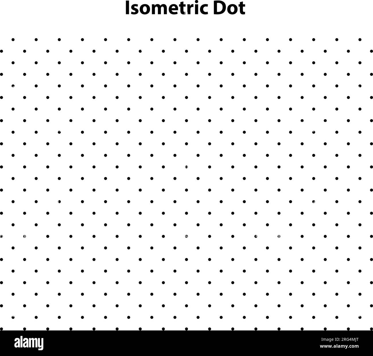 Papier vectoriel à grille de points papier graphique sur fond blanc ...
